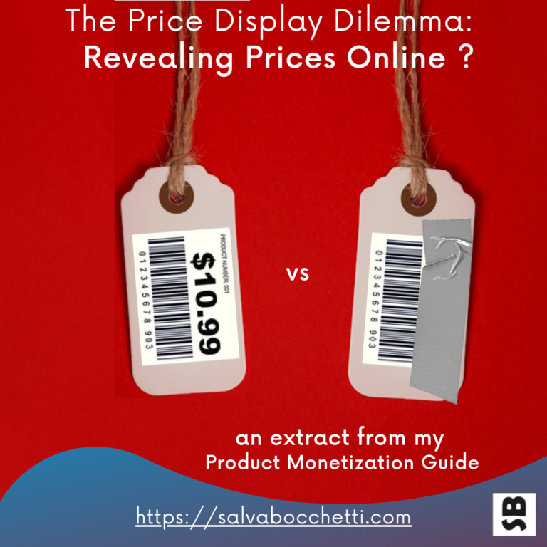 Showing or hiding prices: when shall you display prices online?